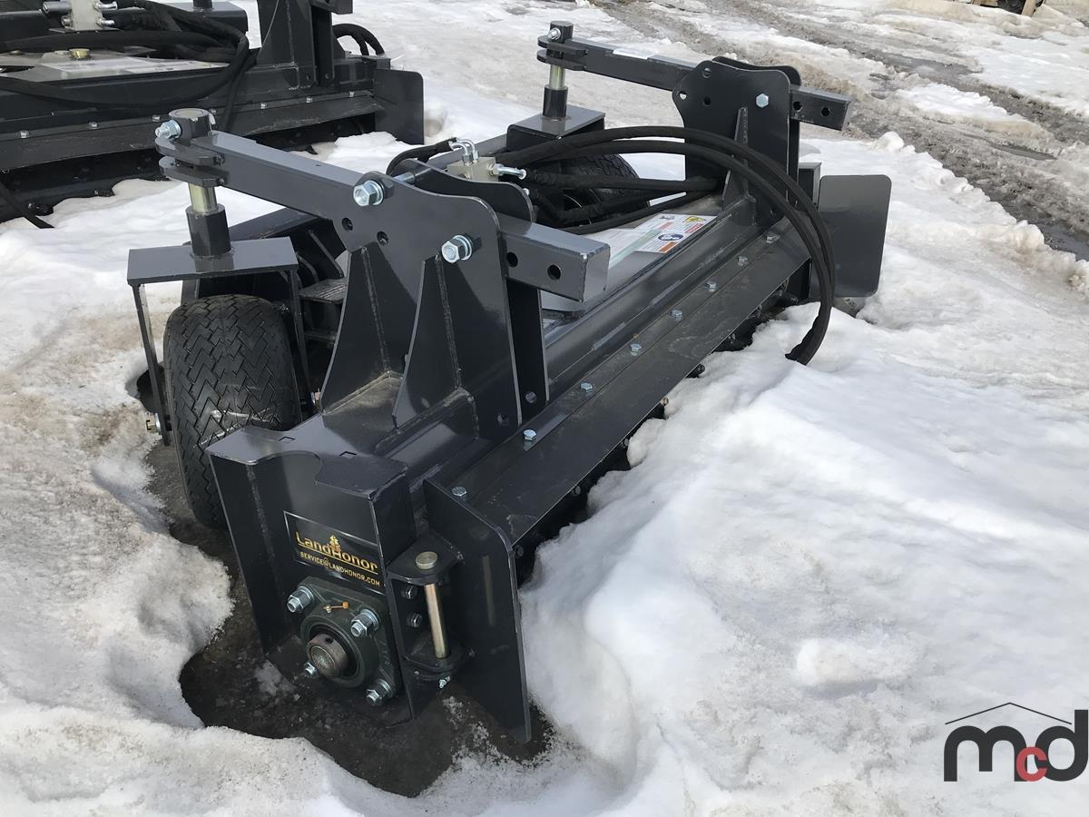 LandHonor 72" Skid Steer Power Rake