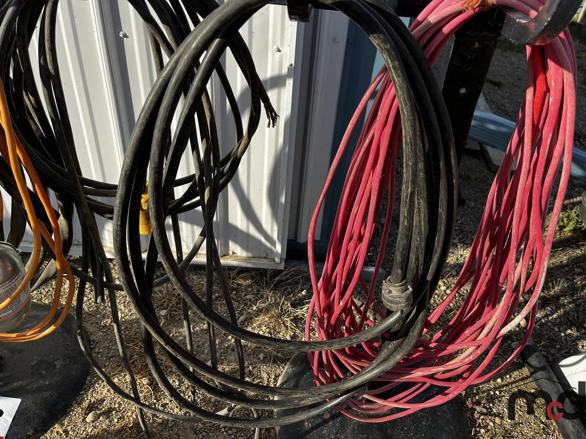 Cord Rack w/ Various Cords