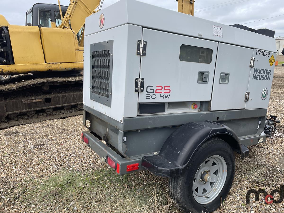 Wacker Neuson G25 Generator Trailer
