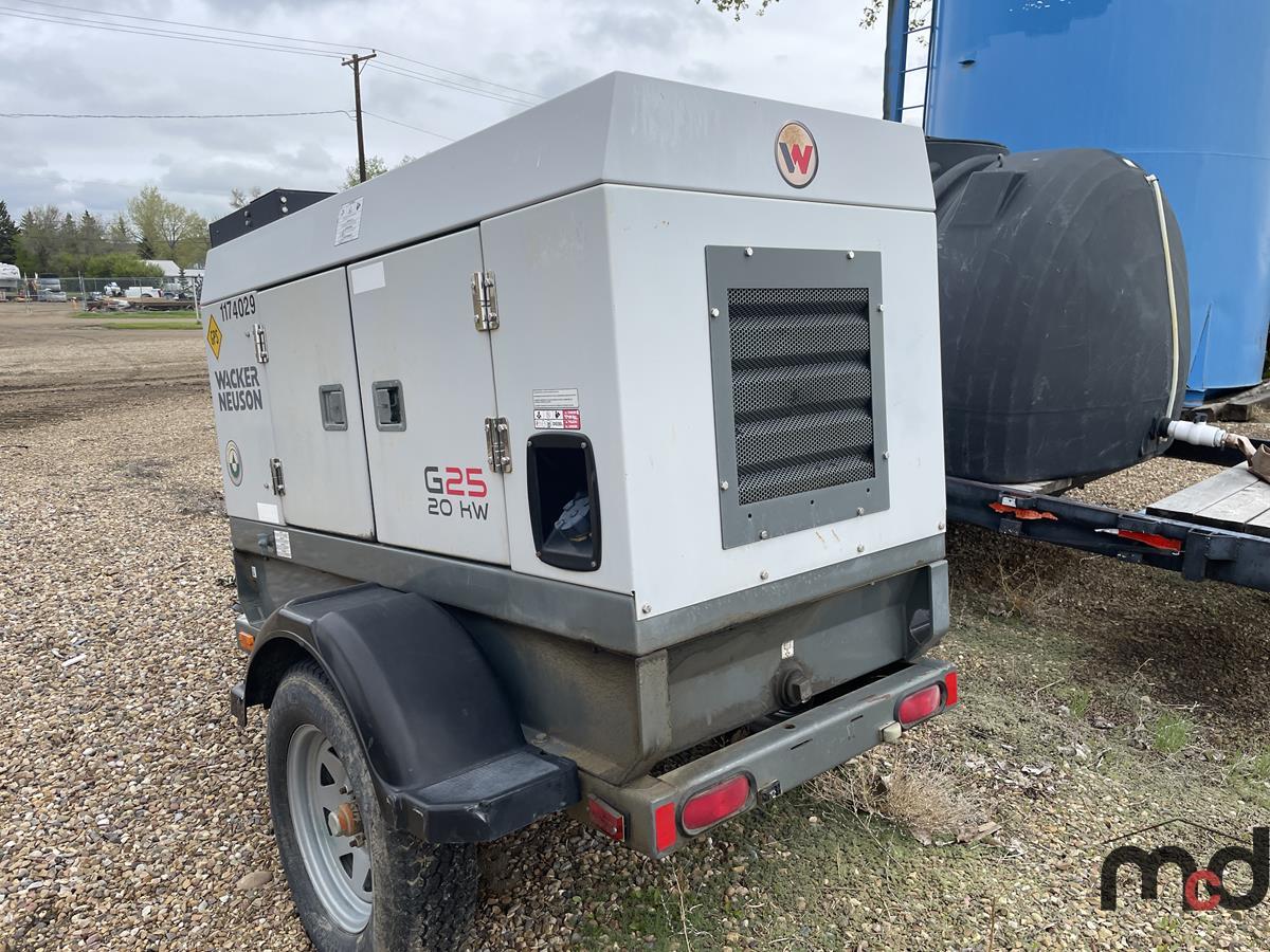 Wacker Neuson G25 Generator Trailer