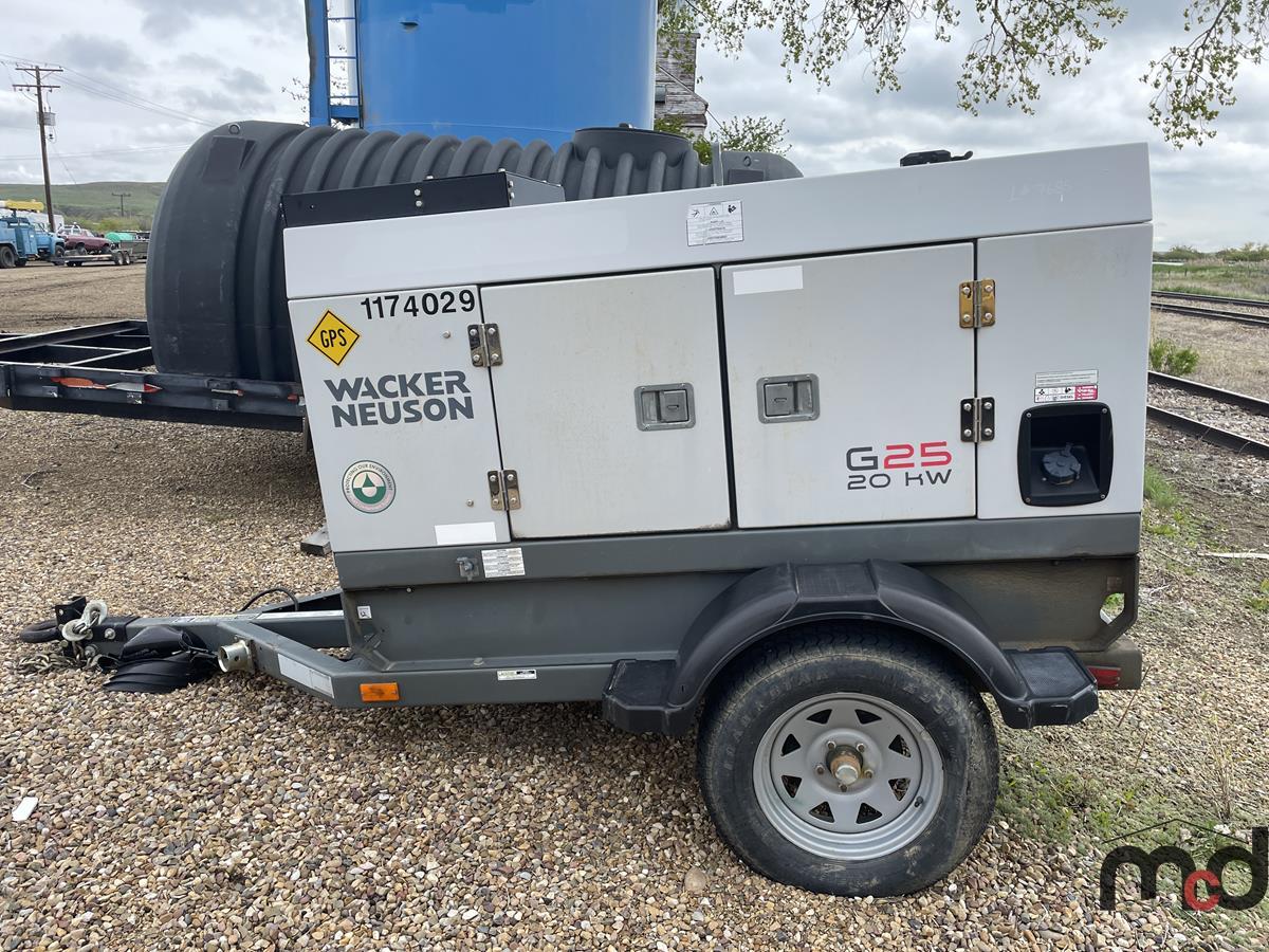 Wacker Neuson G25 Generator Trailer