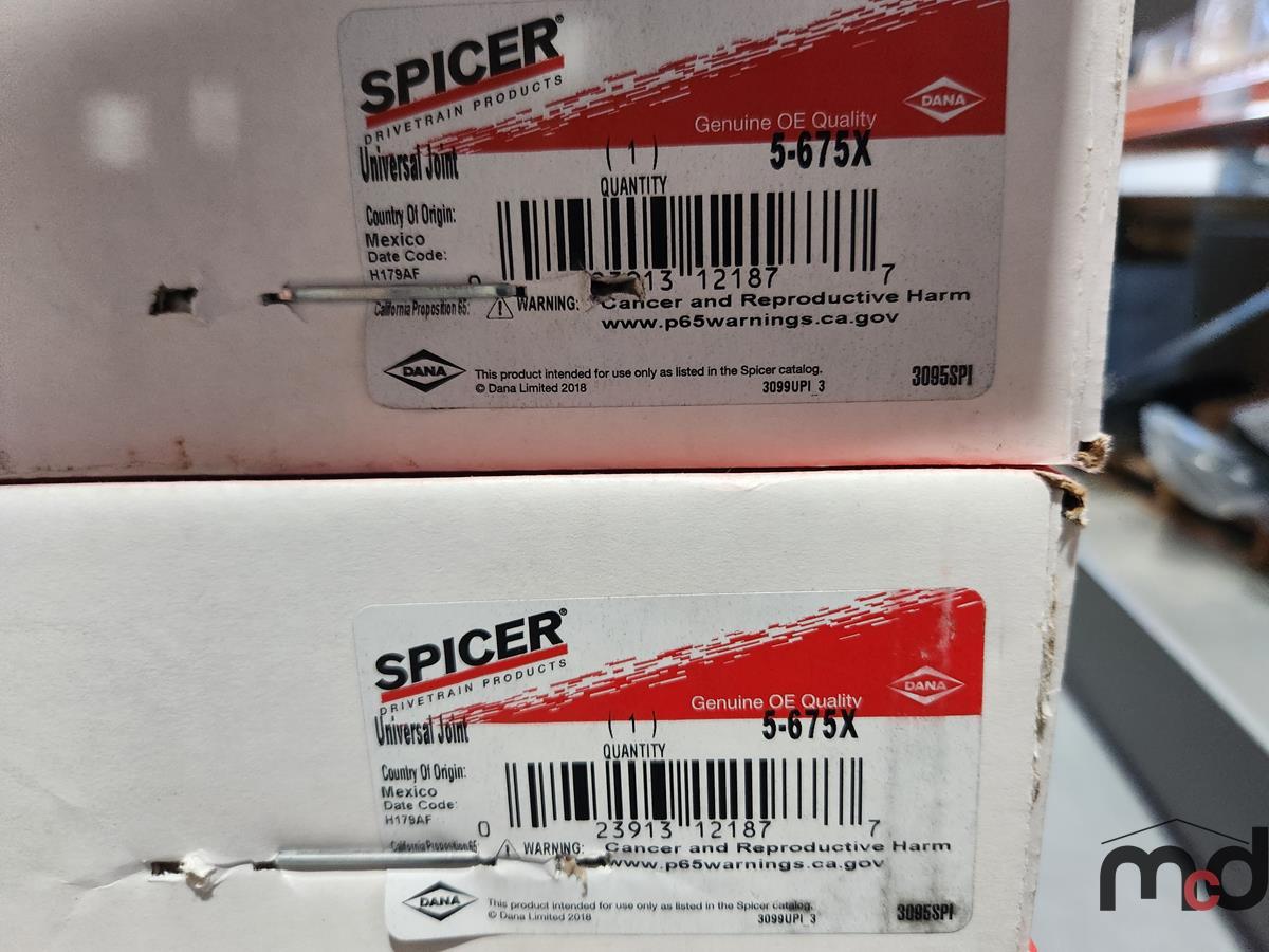 (5) Spicer 5-675X Universal Joint