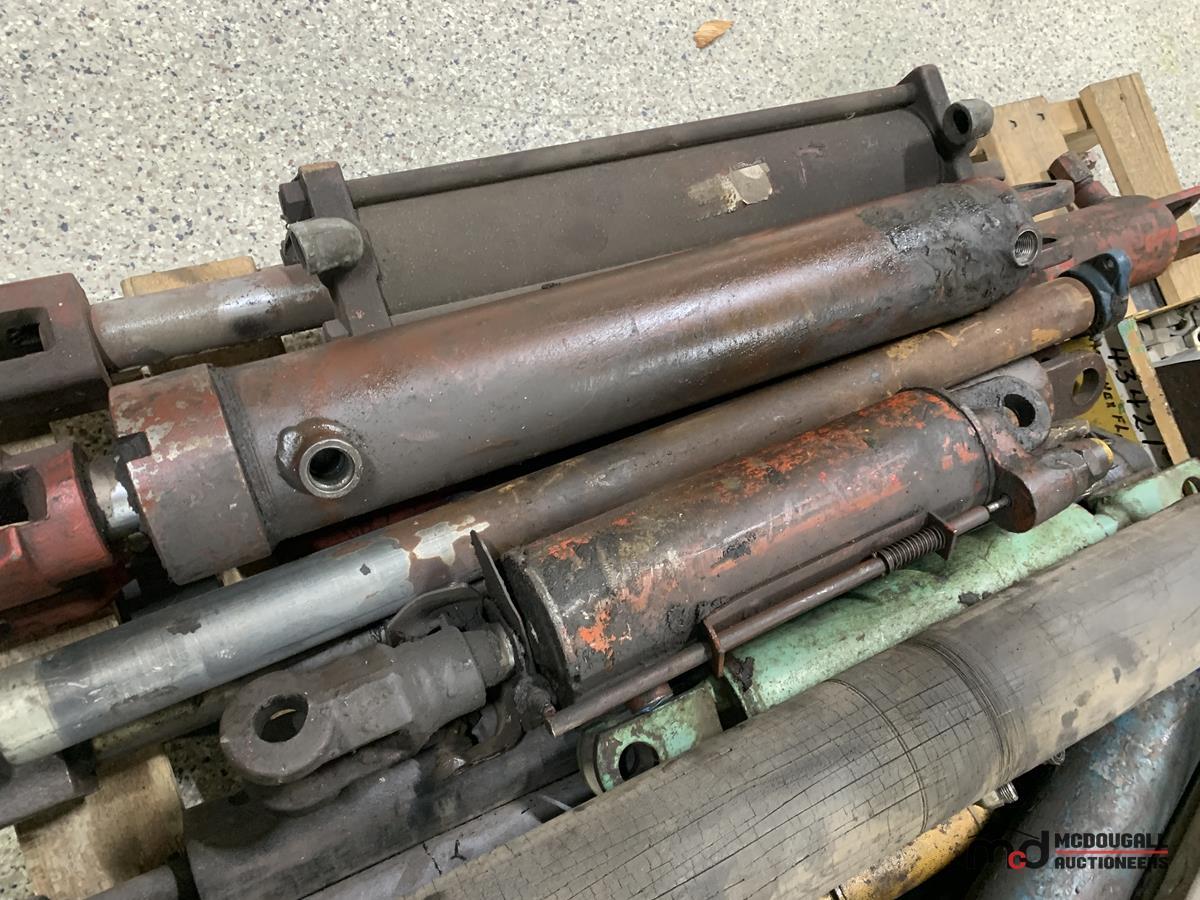 Pallet of Hydraulic Cylinders and Hardware