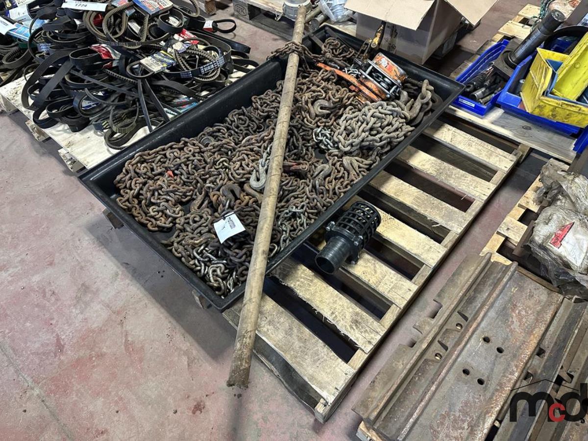 Different Sizes Chain Boomers, Chain Hoist & Thick Metal Rod