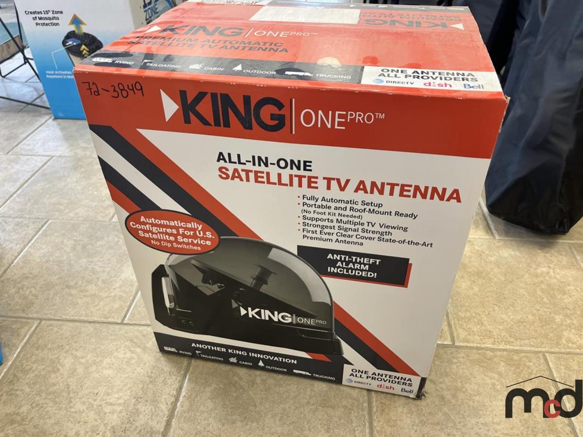 King One Pro All-In-One Satellite TV Antenna