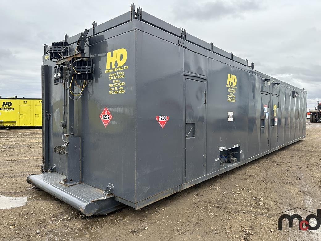 2013 Williams & Davis 200hp Enclosed Skid Mounted Boiler