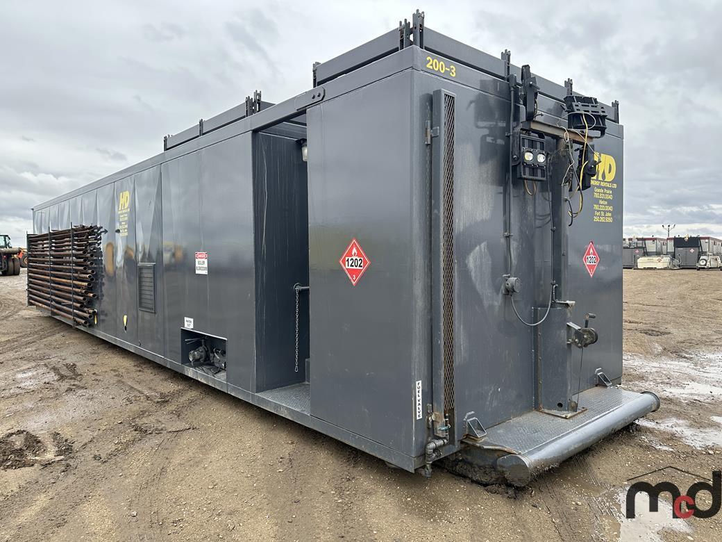 2013 Williams & Davis 200hp Enclosed Skid Mounted Boiler