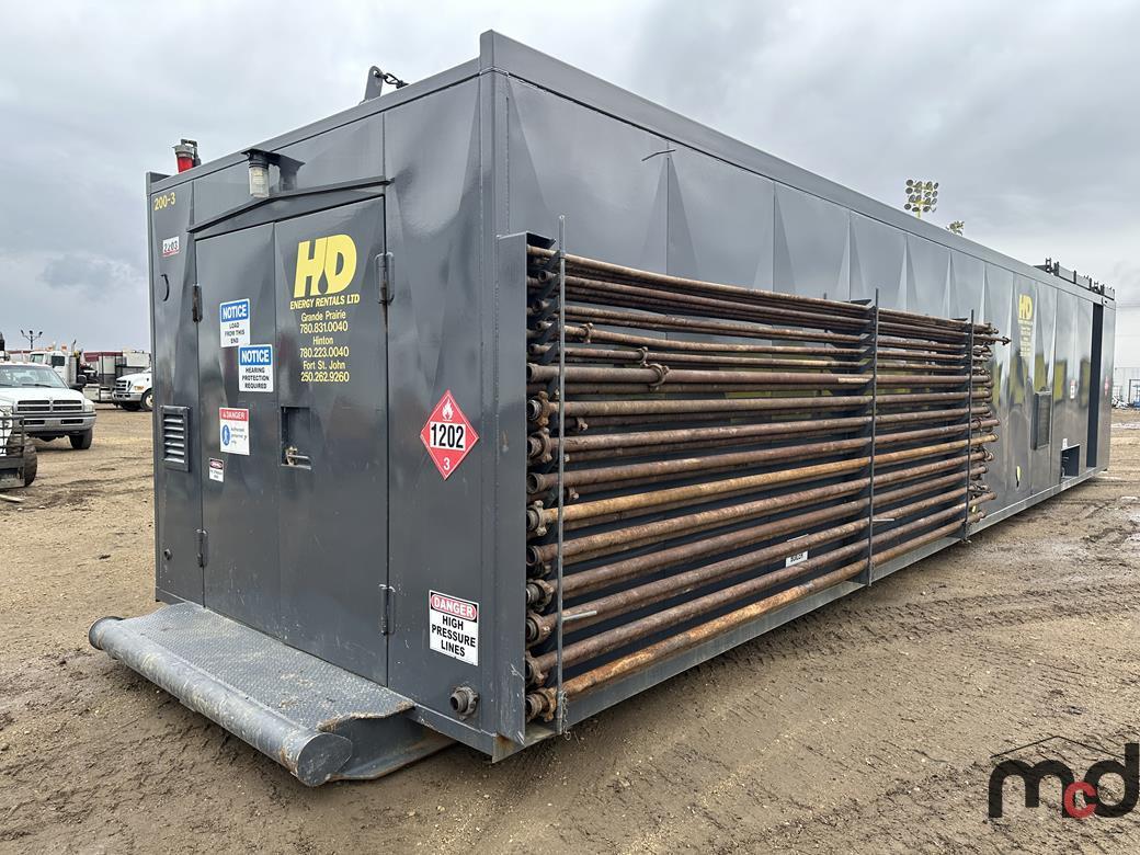2013 Williams & Davis 200hp Enclosed Skid Mounted Boiler