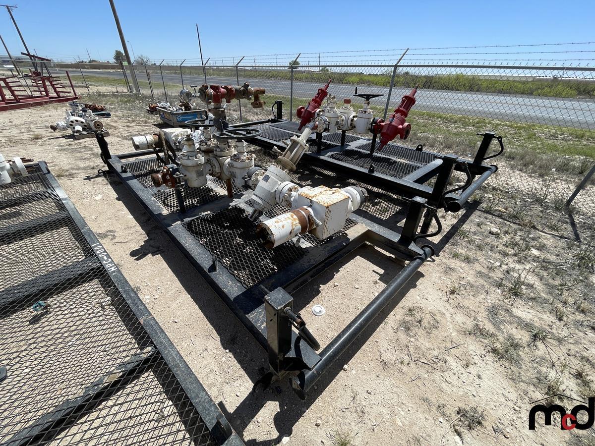 Skid Mounted 15000 PSI Manifold