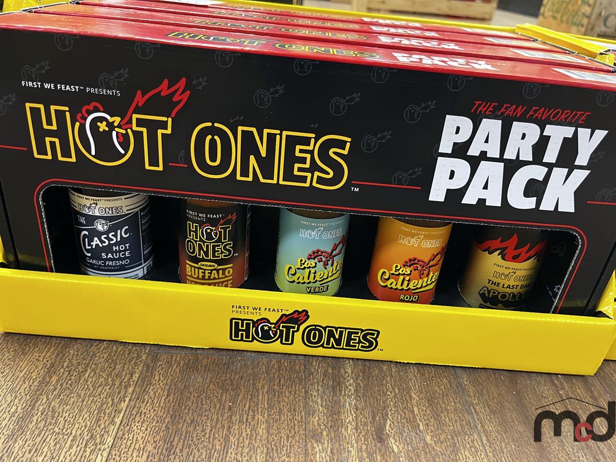 (4) Hot Ones Party Pack