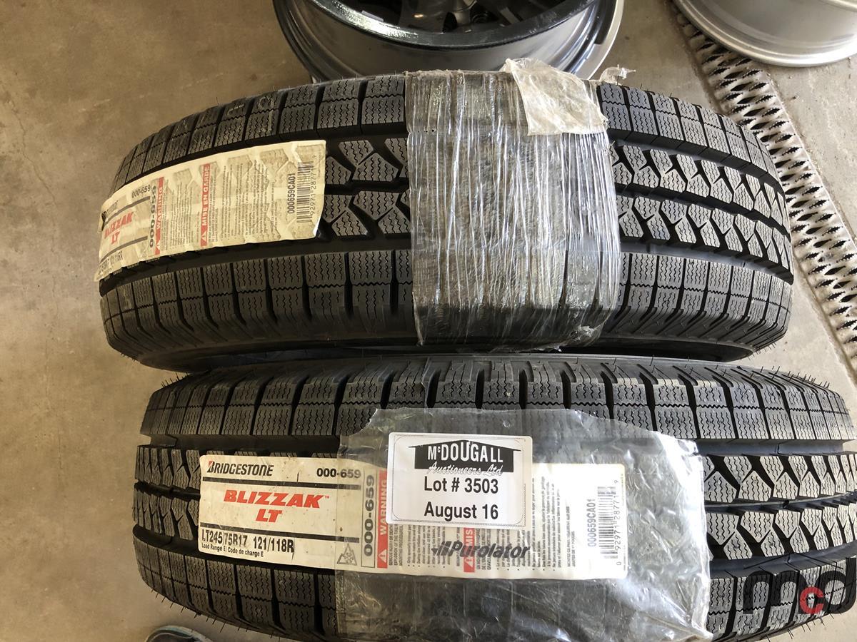 (2) Blizzak Tires