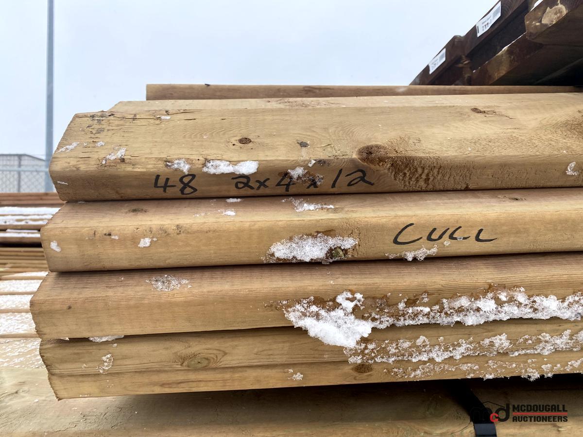 Assorted Treated Cull Lumber