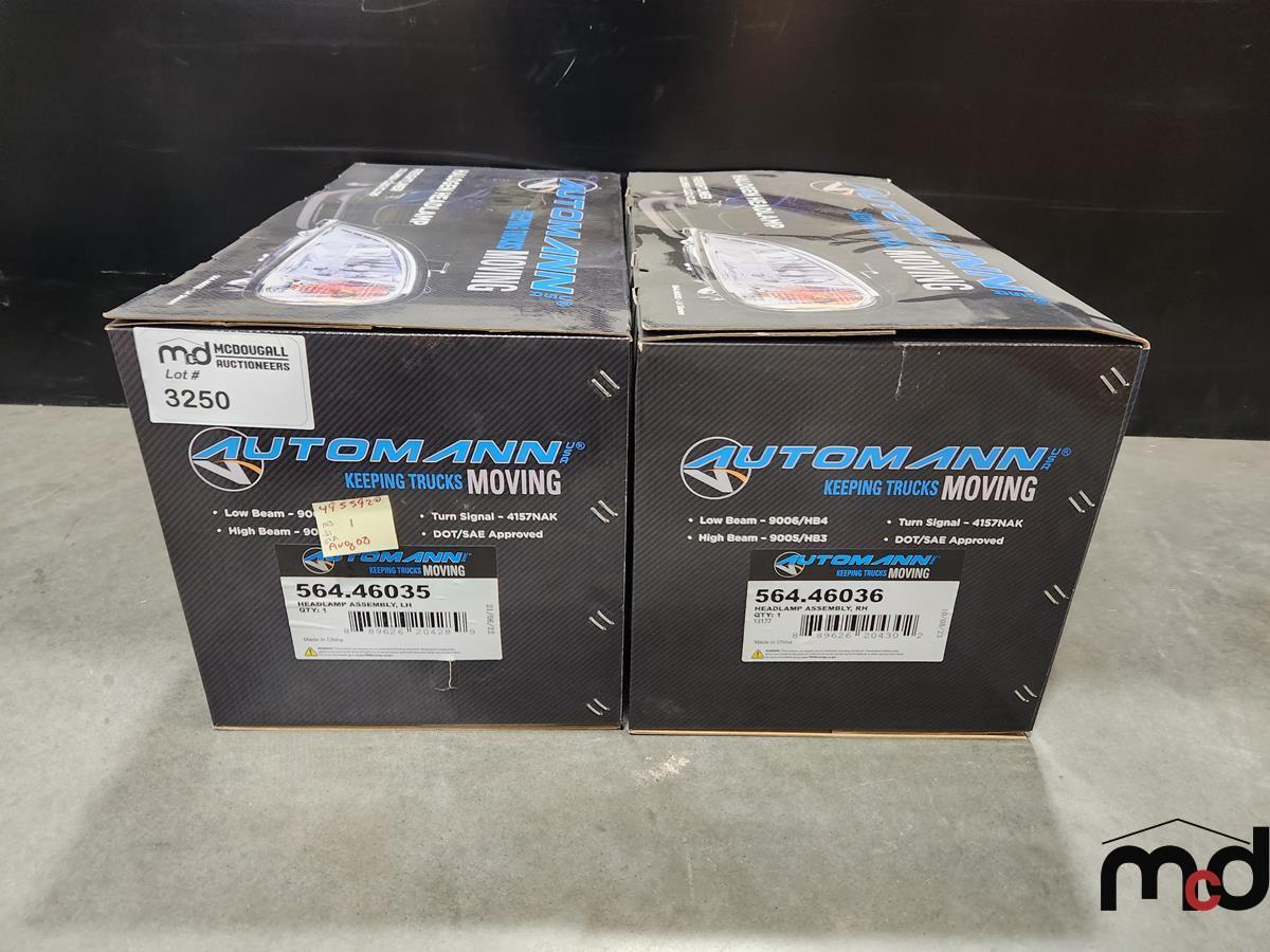 (2) Boxes of Automann Headlamps Assembly