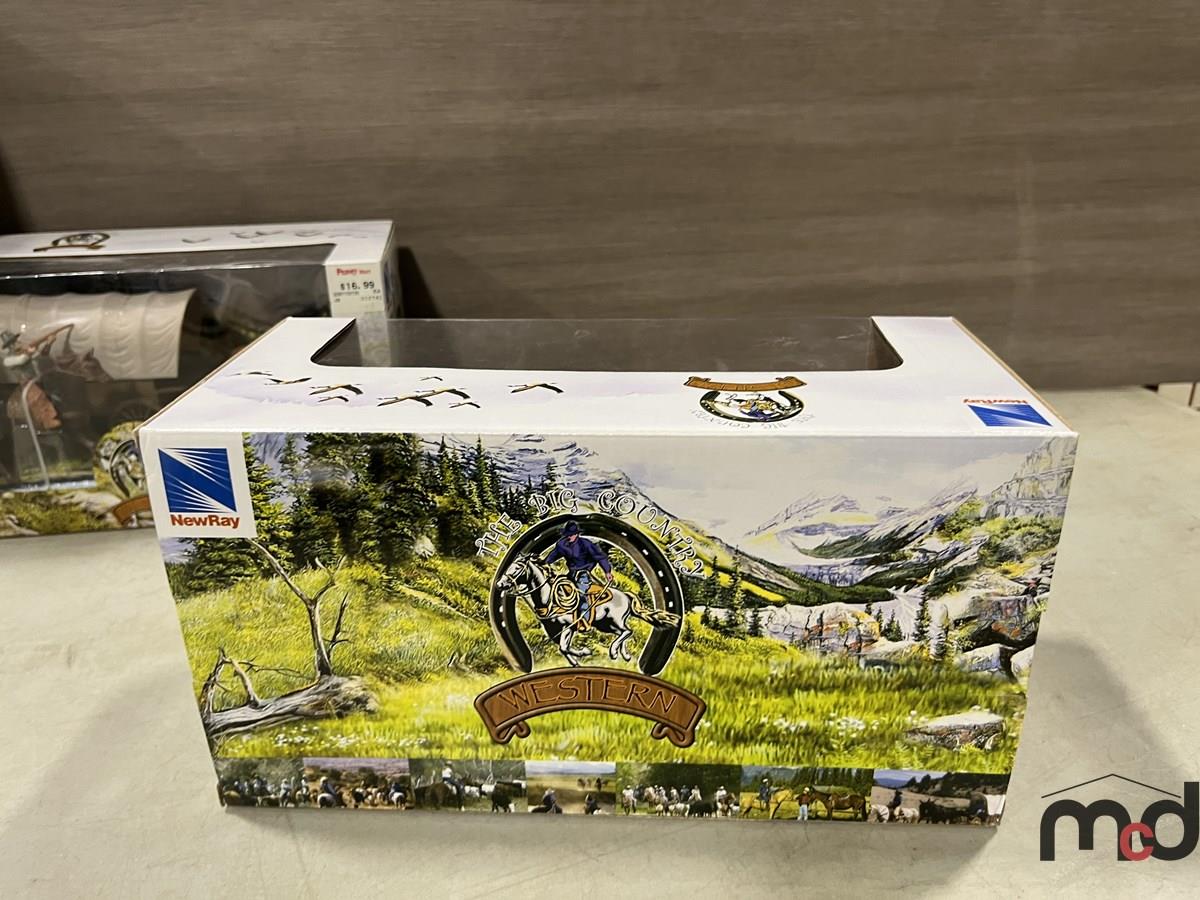 (4) New Ray Western Toy Sets