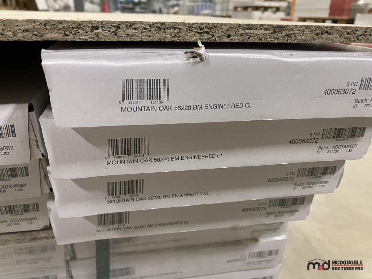 (67) Boxes of Mountain Oak Moduleo Flooring