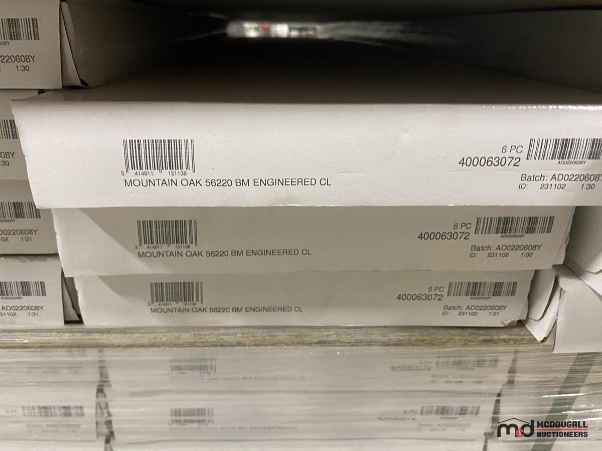 (67) Boxes of Mountain Oak Moduleo Flooring