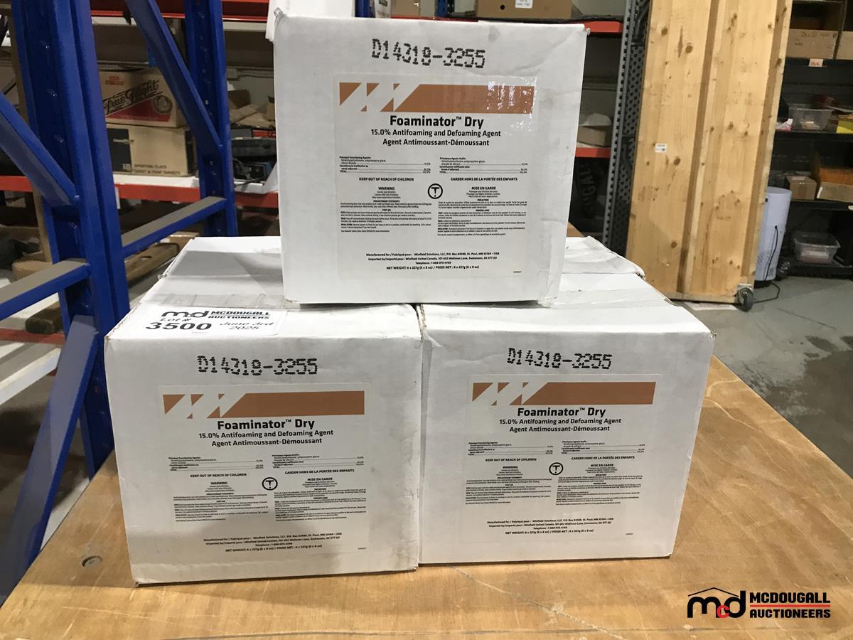 (5) Boxes of Foaminator Dry