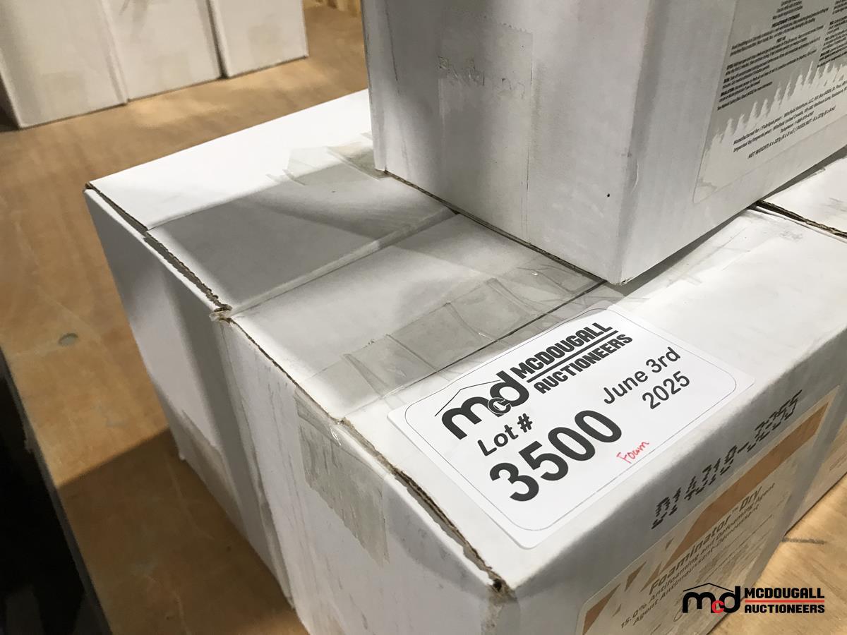 (5) Boxes of Foaminator Dry