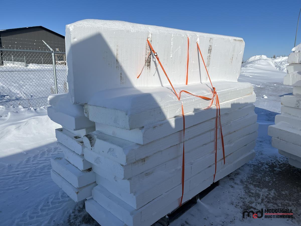 (1) Pallet of Styrofoam Insulation Panels