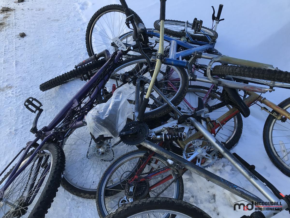 Assorted Damaged Bikes