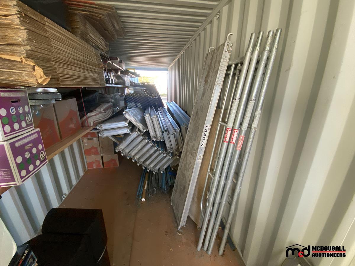 Scaffolding Equipment, Shipping Container Shelves, Platform, Poles ...