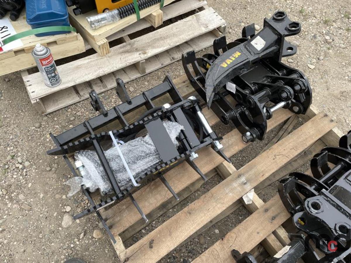 Excavator Thumb, Grapple, Rake & Ripper Attachments