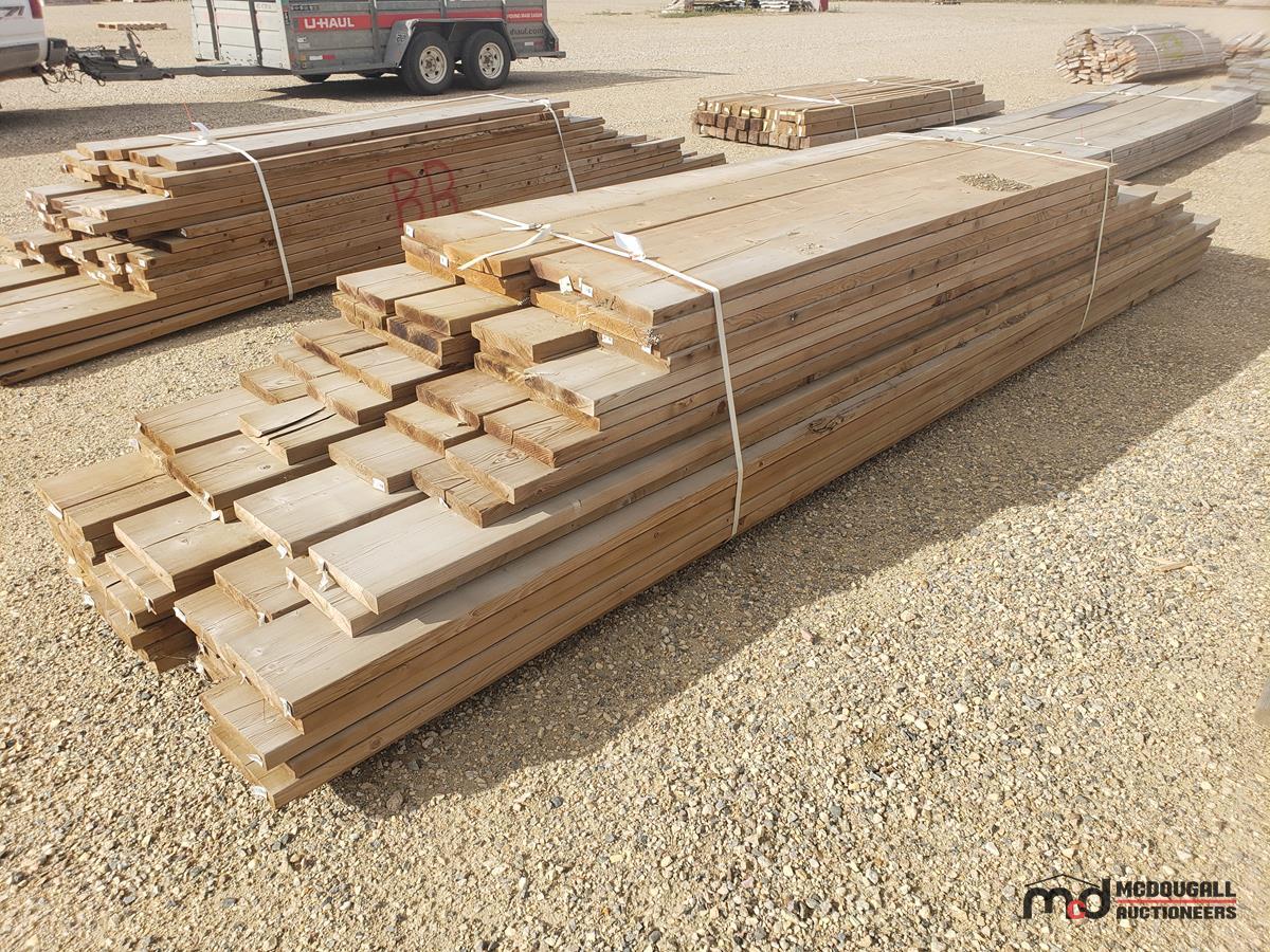 Bundle of Lumber (1 1/2"x 9"x Assorted Lengths