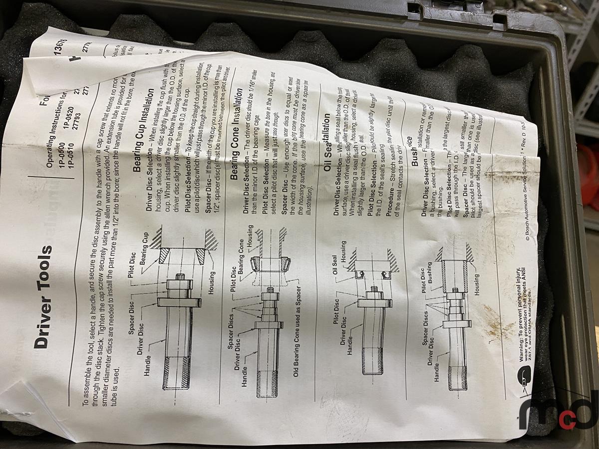 OTC Seal & Bearing Driver Set