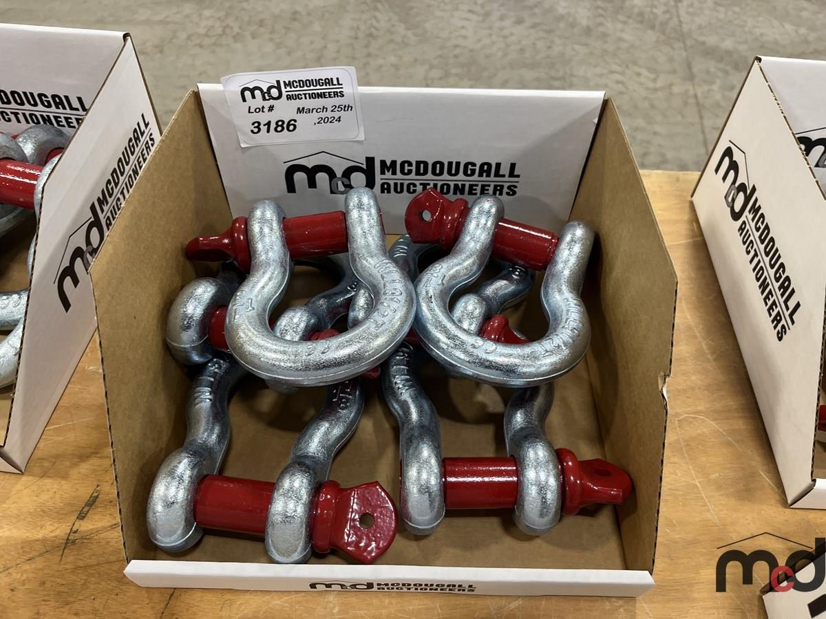 Unused (6) WLL 9 1/2 T Clevises