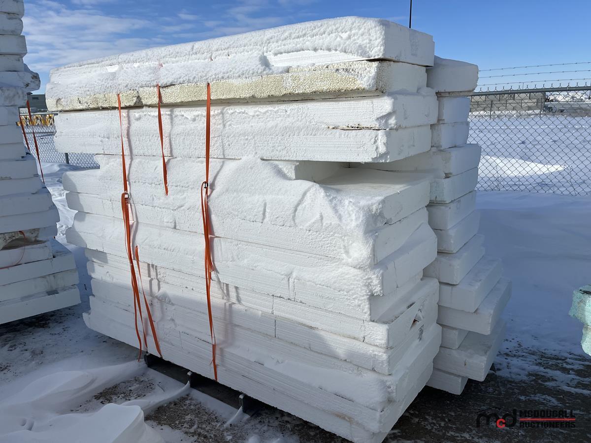 (1) Pallet of Styrofoam Insulation Panels