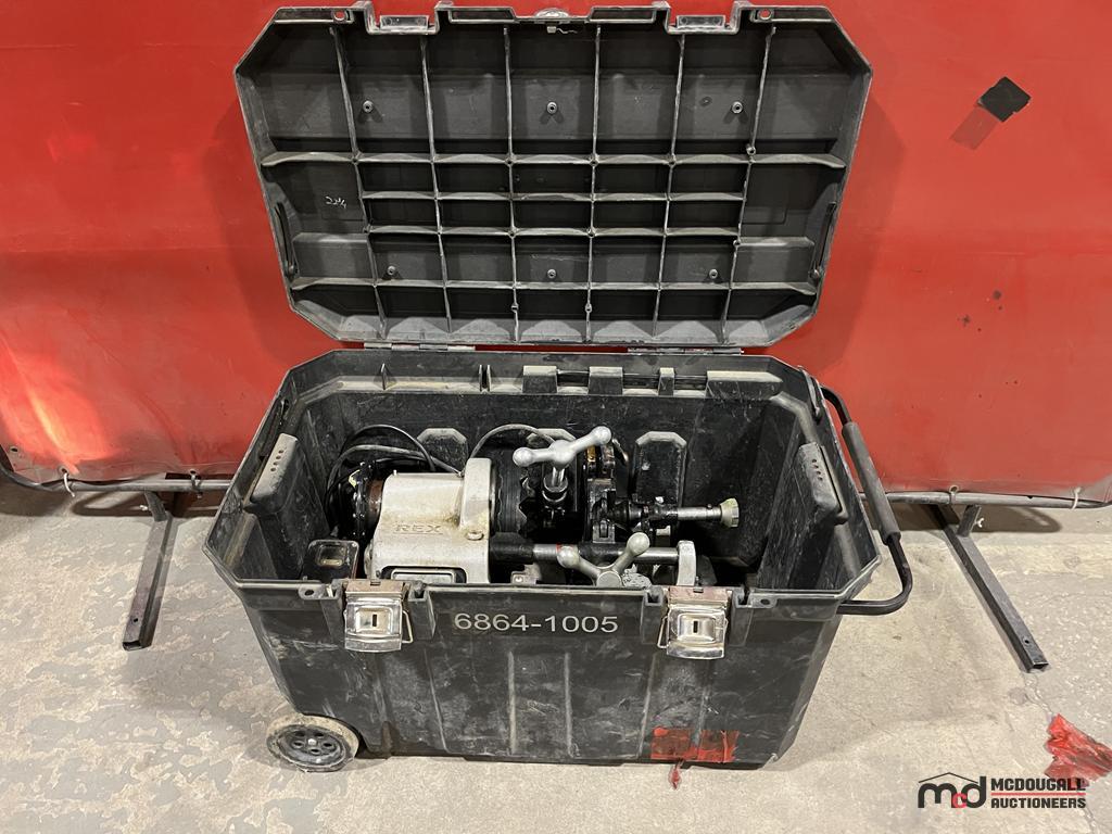 Rex 8090 Pipe Threader & Stanley Tool Chest