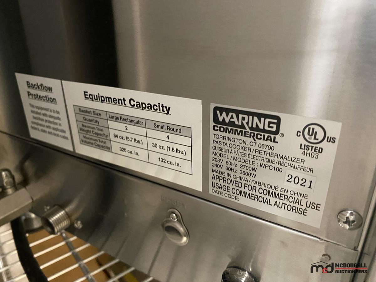 Waring Pasta Cooker Rethermalizer