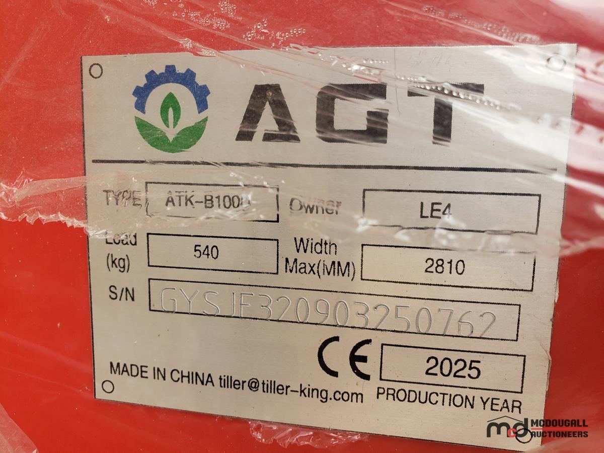 2025 AGT ATK-B1000 2-Post Base Plater Auto Lift