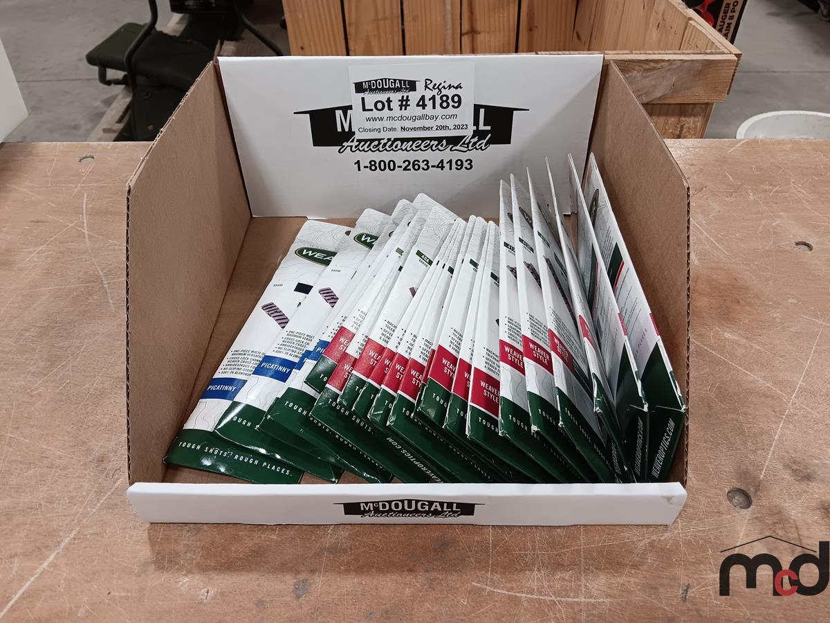 Unused Bin of Multi-Slot Bases, Aluminum Bases & Extended Slot Bases