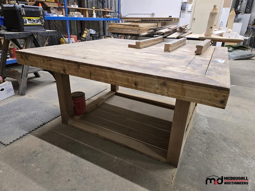 Cedar Wood Table/Work Bench (5'x56''x29.5'')