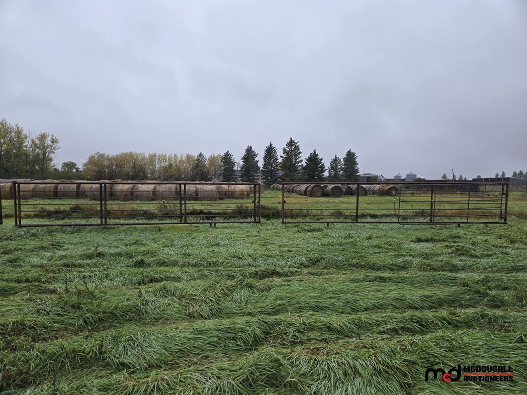 (3) Steel Corral Panels w/ Gate