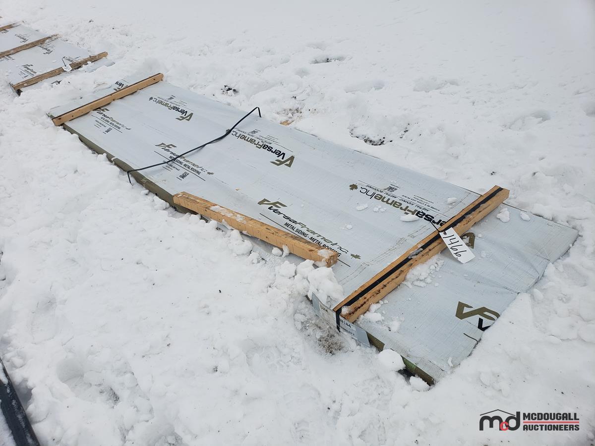 Bundle of Metal Roofing
