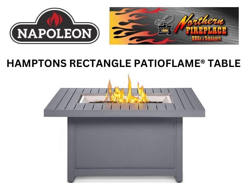 Napoleon Hampton Rectangle Patioflame Table w/ Cover from Northern ...