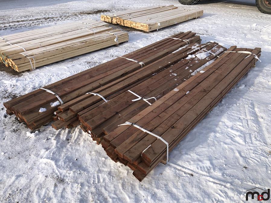 (4) Bundles of Lumber