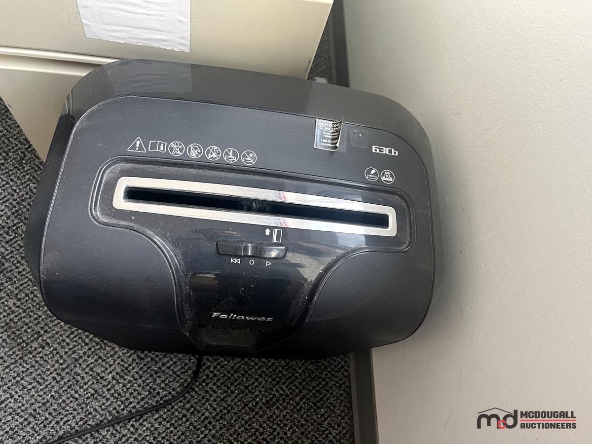 Canon Printer, File Cabinet & Paper Shredder