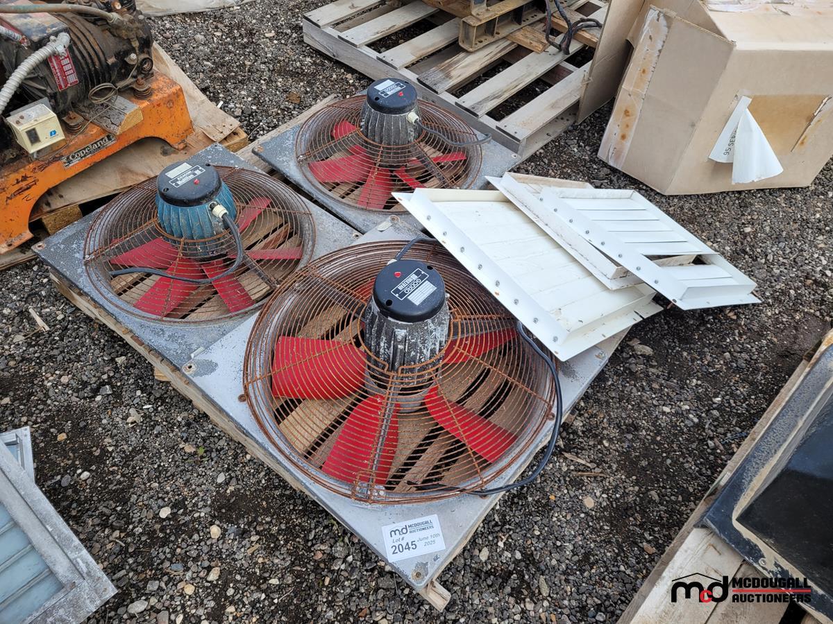 (1) Godro Multifan 24" Fan and (2) Godro Multifan 18" Fans w/ Variable ...