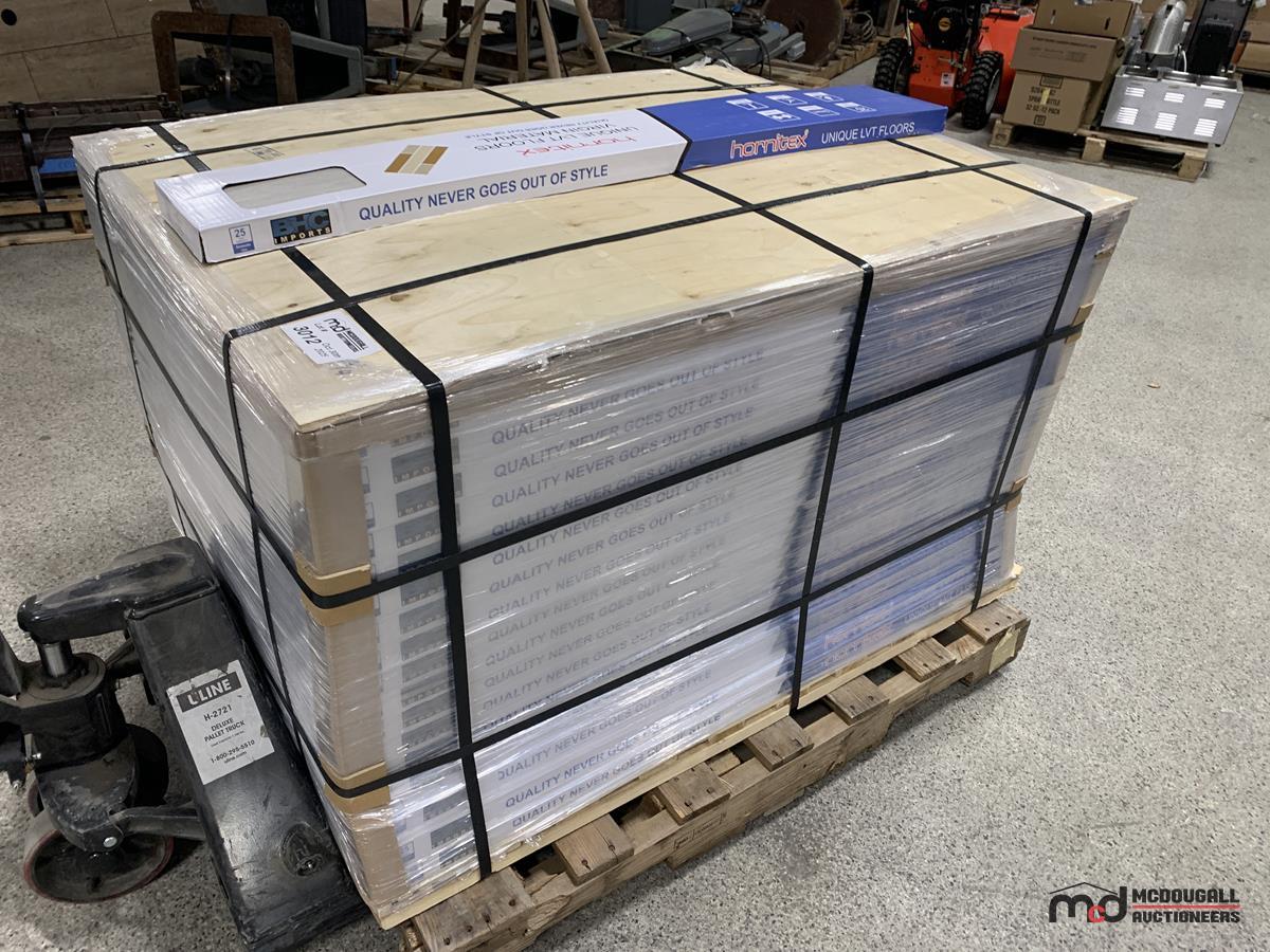 (Approx. 85) Boxes of SA39 Grey Wood LVT Flooring