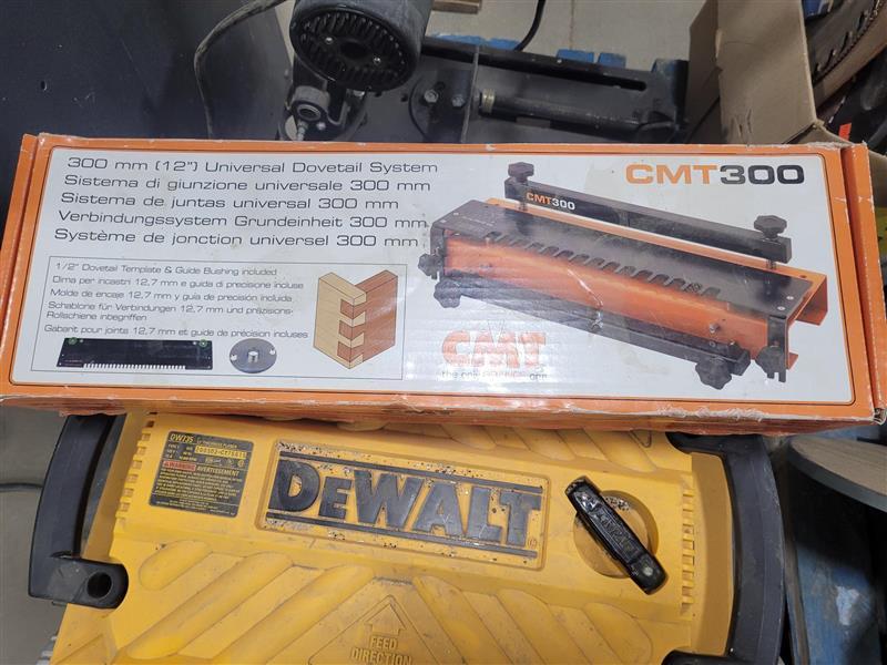 DeWalt 13'' Thickness Planer & CMT 300 Dovetail System