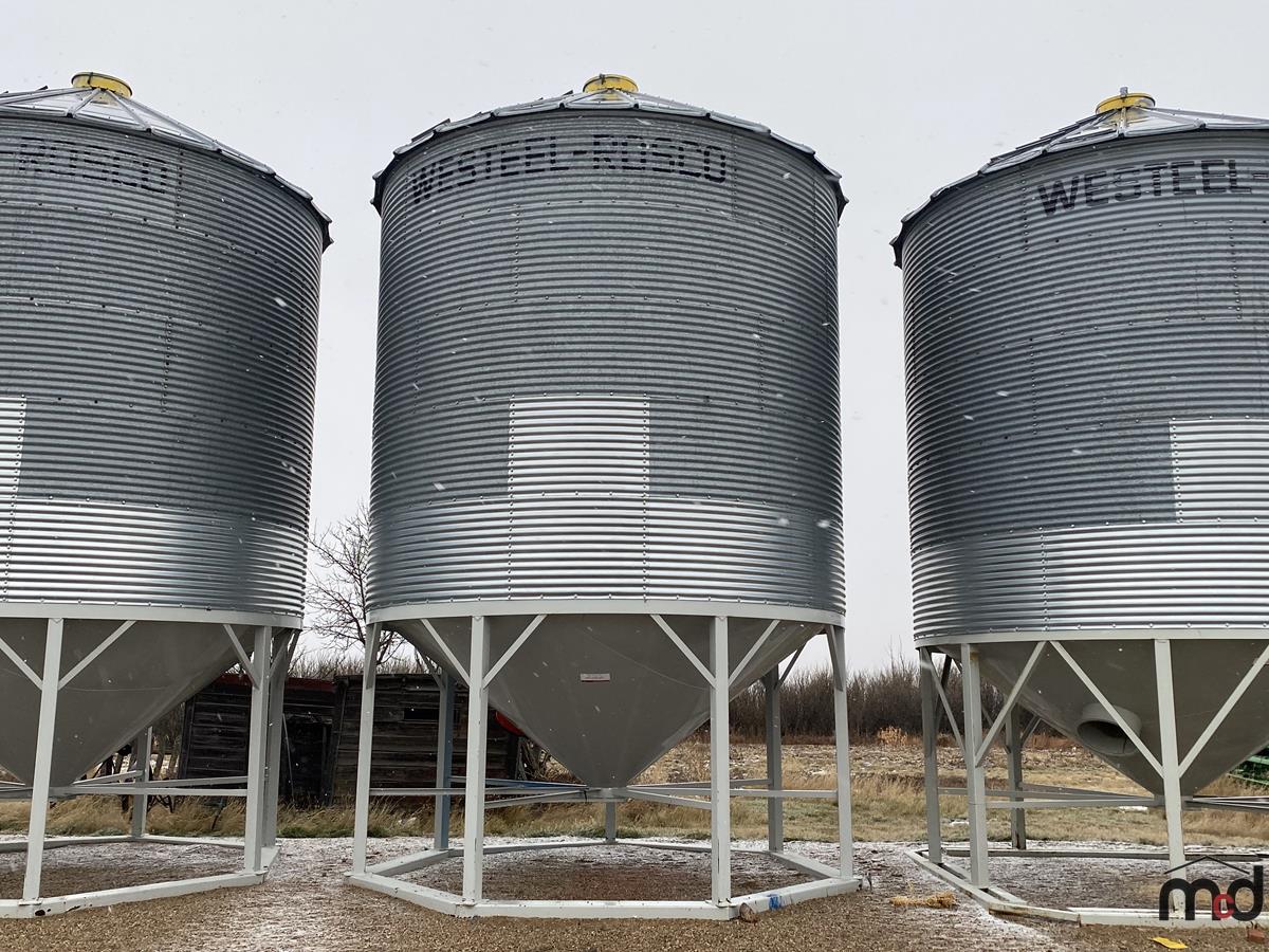 Westeel Rosco 2000 B/U Hopper Bottom Bin