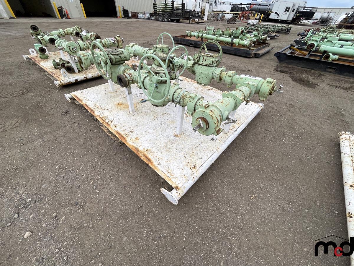 5-Valve Manifold Nace Manifold Stand