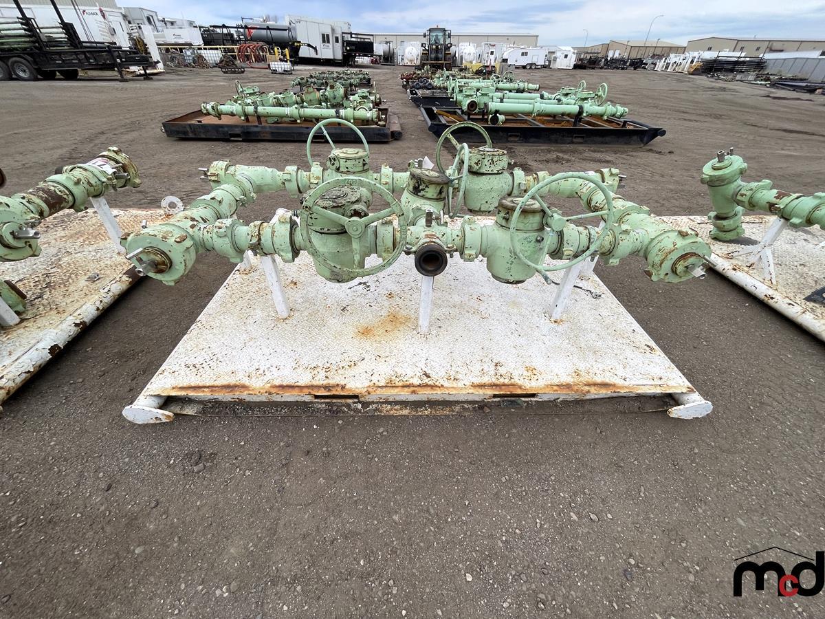 5-Valve Manifold Nace Manifold Stand