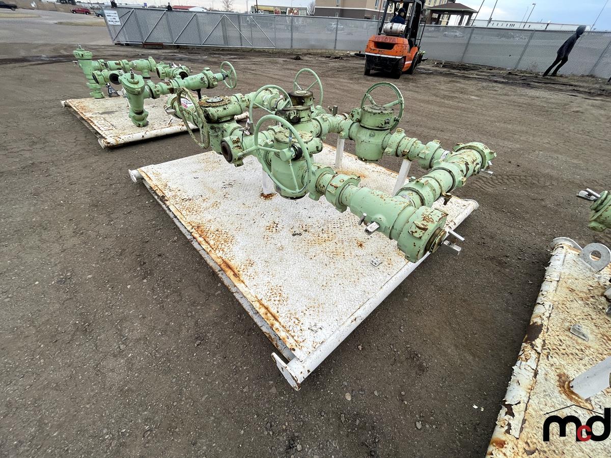 5-Valve Manifold Nace Manifold Stand