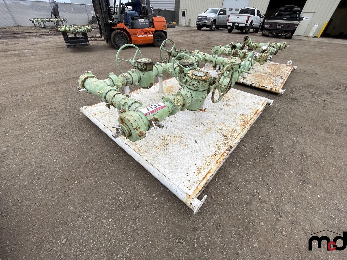 5-Valve Manifold Nace Manifold Stand