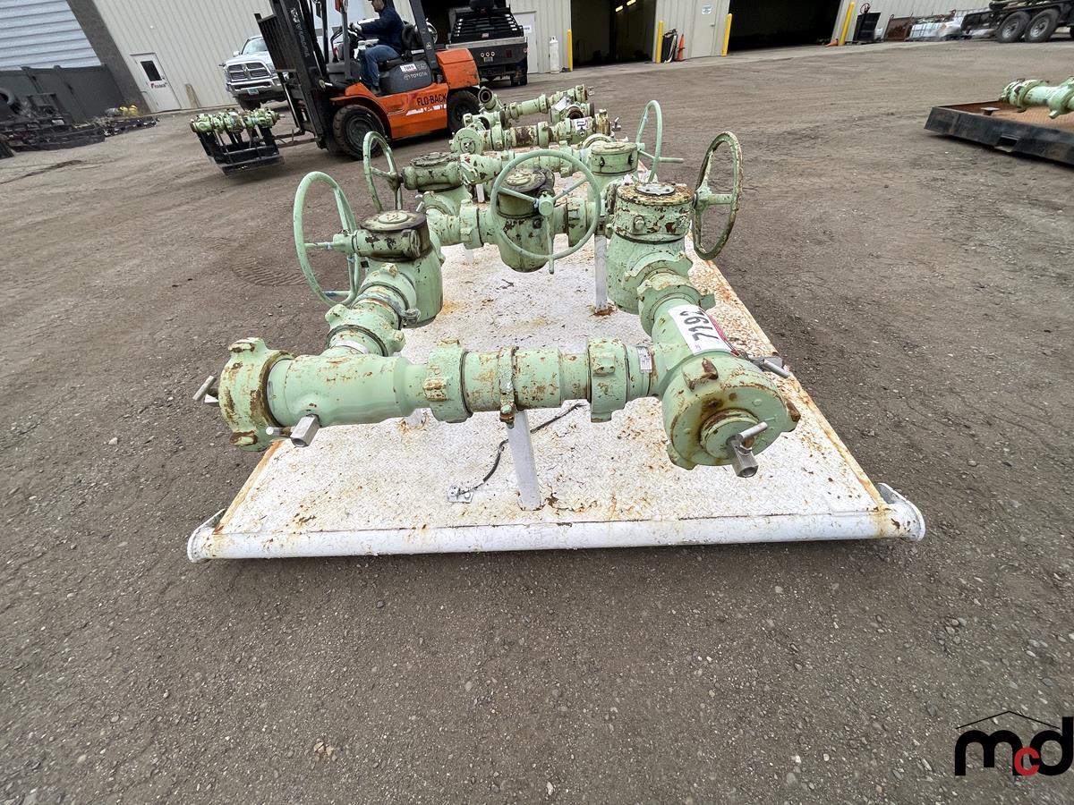 5-Valve Manifold Nace Manifold Stand