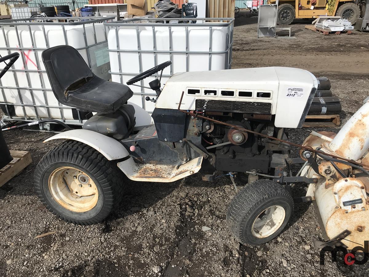 Roper Lawn Tractor w/ Snow Blower and Mower Attachments